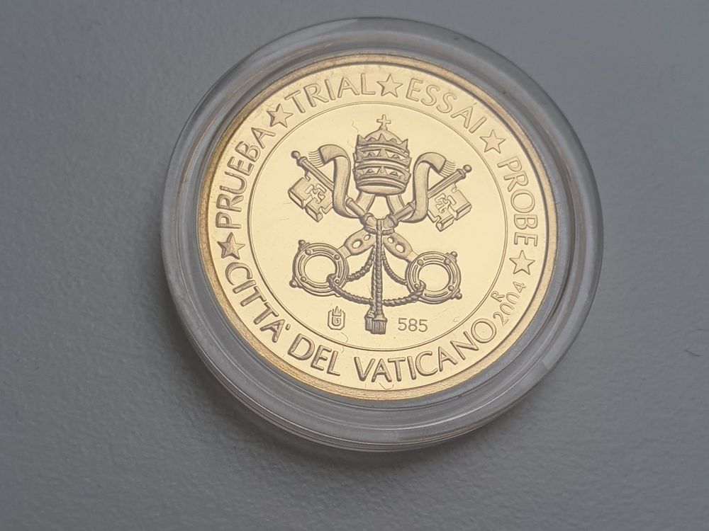 🇻🇦 Gold 5 Euro essai 2004 Vatican. 3.11g .585 (Gebraucht) in Chavannes ...