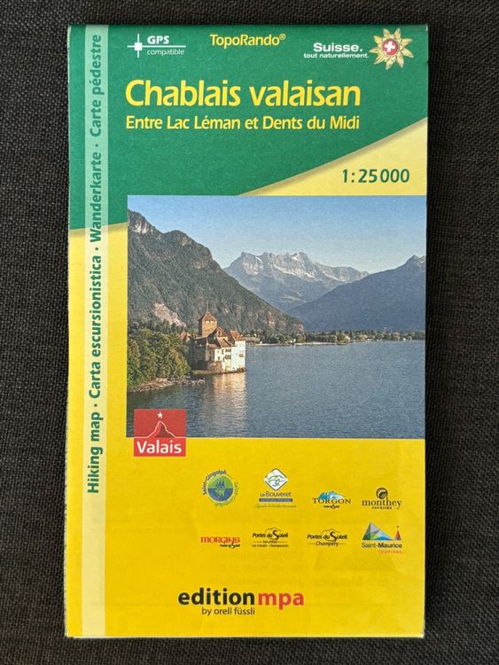 Carte pédestre randonnée du Chablais Valaisan au 1:25’000 (Neu (gemäss ...