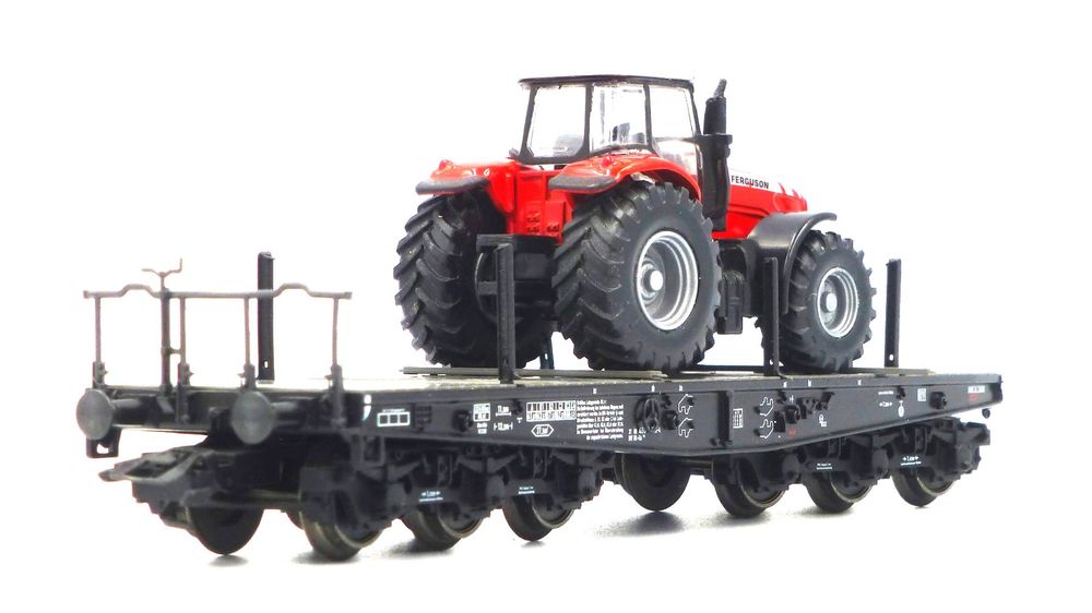 Schwerlast-Flachwagen Siku Traktor DB AC H0 Märklin (1) (Gebraucht) in ...