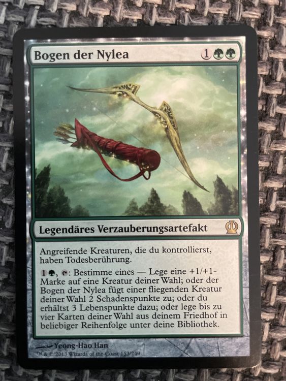 Magic Karte: Bogen der Nylea - Legendäres Artefakt! (Gebraucht) in ...