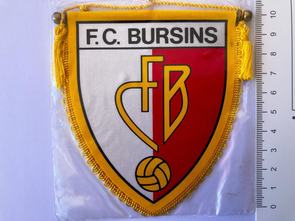 Vintage Fanion/Wimpel FC BURSINS (Neu und originalverpackt) in Gland für CHF 8 – mit Lieferung ...