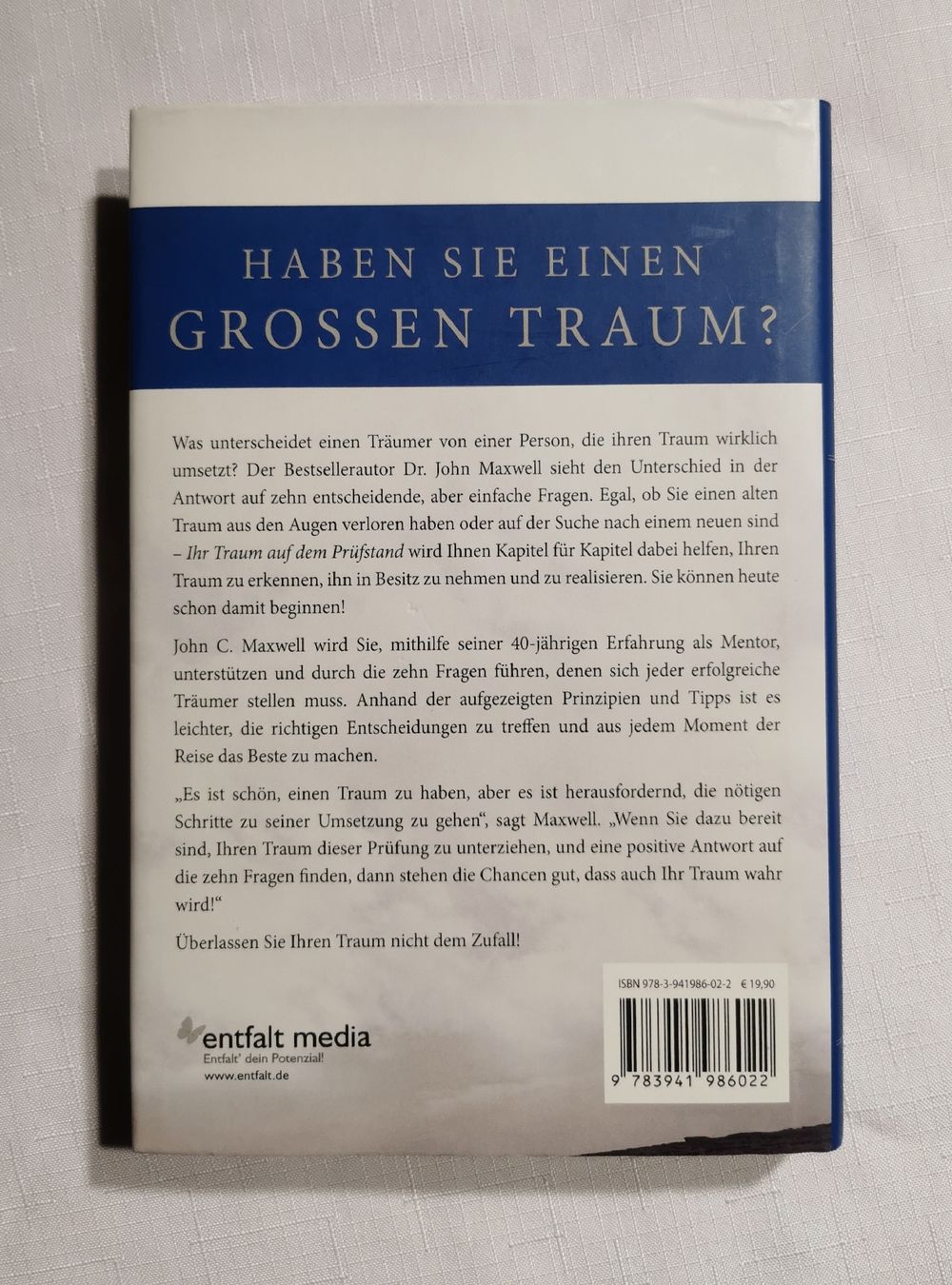 Ihr Traum auf dem Prüfstand - John C. Maxwell (Neu (gemäss Beschreibung ...