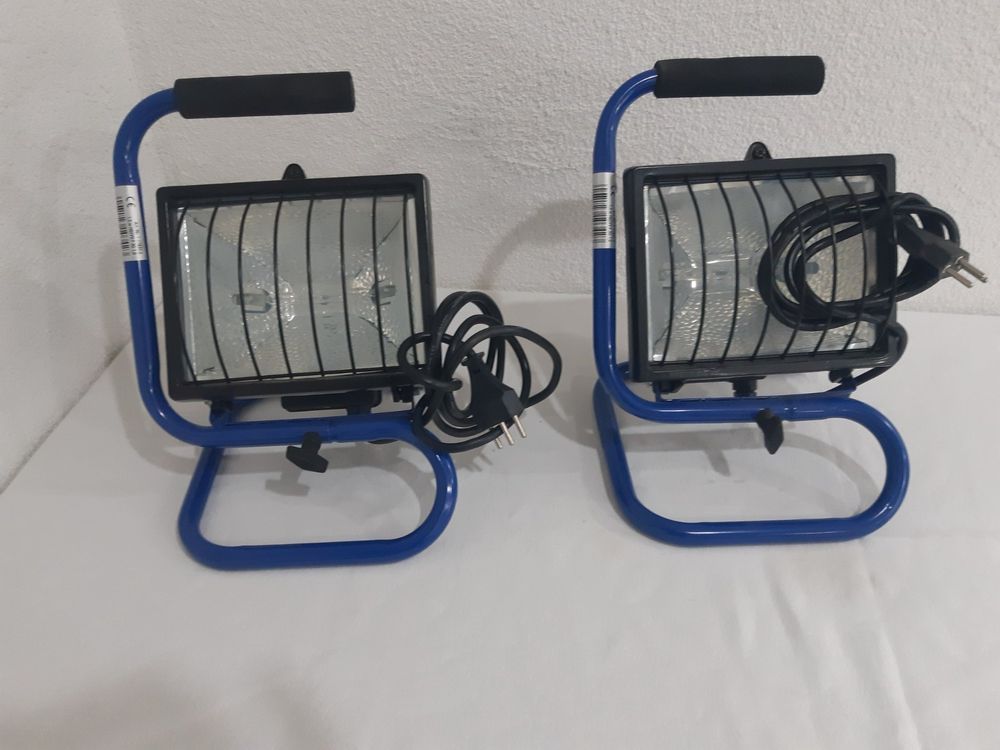 Scheinwerfer 500 Watt schwarz, 2 Stück | Kaufen auf Ricardo