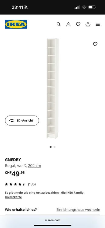 Ikea CD/DVD—Gestell zu verschenken (Gebraucht) in Stettfurt für CHF 1 ...