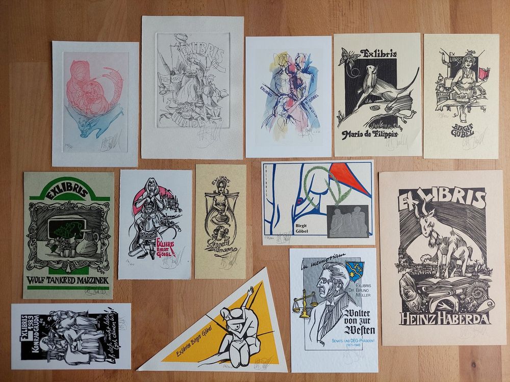 Sammlung Exlibris Utz Benkel - Verschiedene Techniken (Gebraucht) in ...