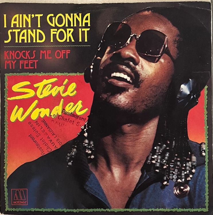 STEVIE WONDER - I AIN'T GONNA STAND FOR IT (Gebraucht) in Bussigny für ...