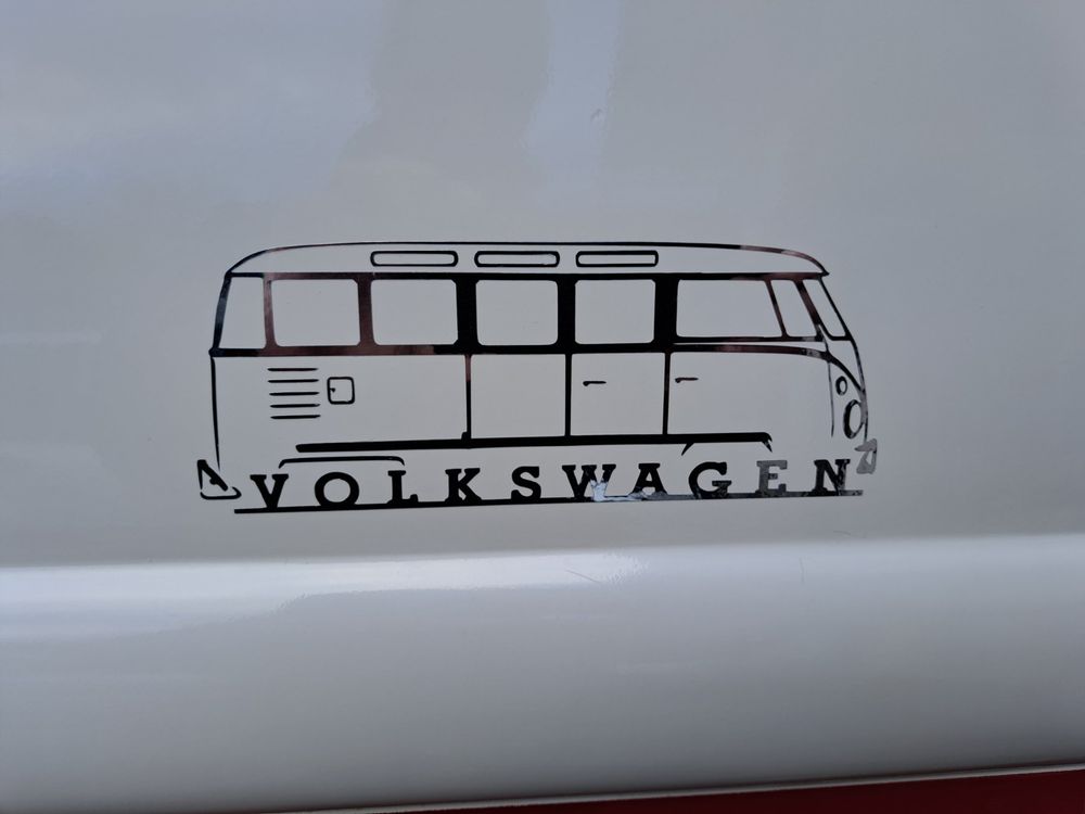 VW Bulli T1 Siluette Sticker 18 x 7 cm | Kaufen auf Ricardo
