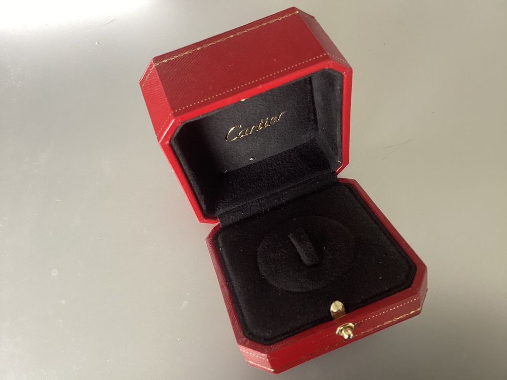 Superbe boîte CARTIER rouge pour bague | Kaufen auf Ricardo