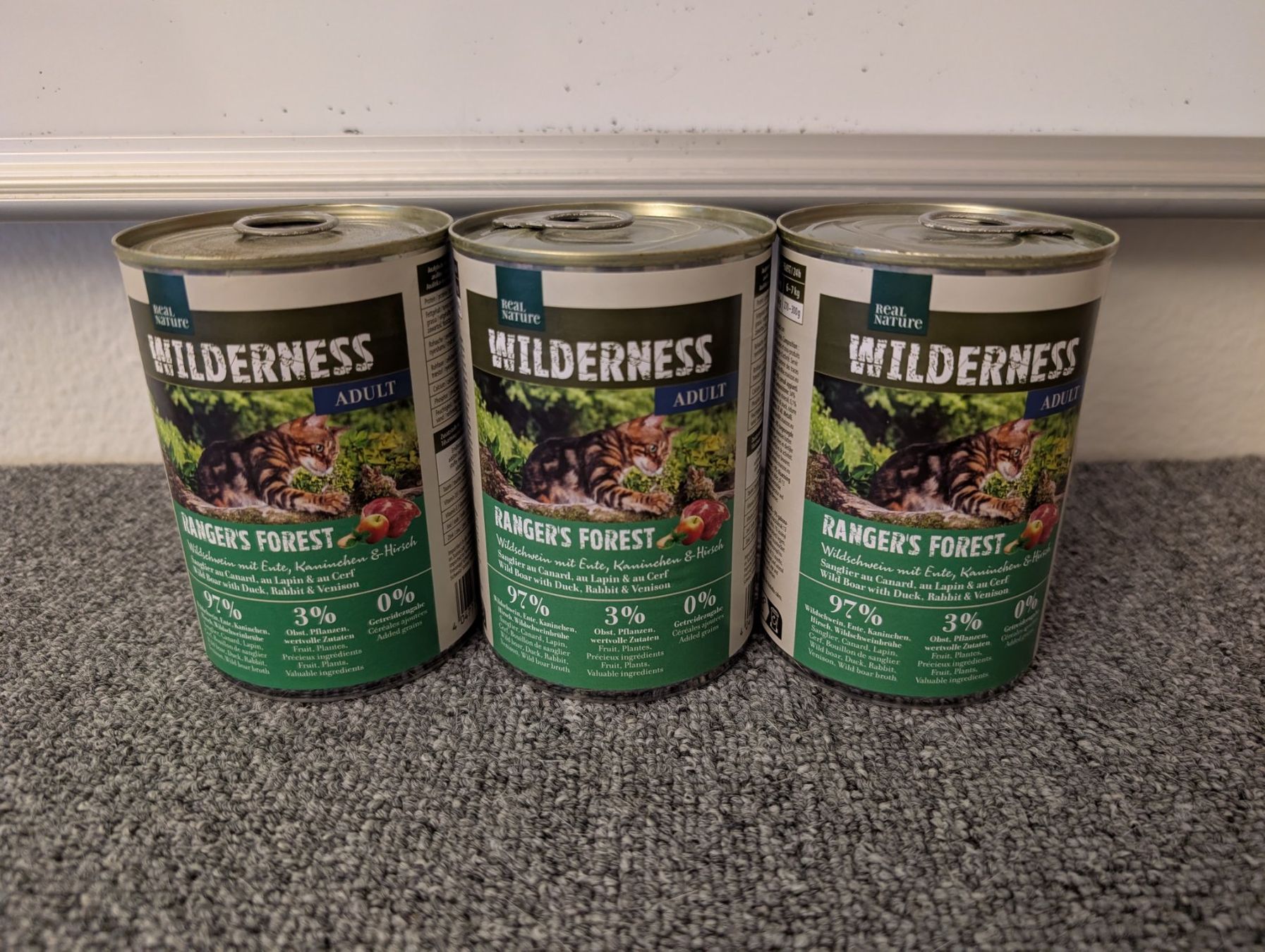 Real Nature Wilderness - Adult - Rangers Forest (3 x 400g) (Neu (gemäss ...