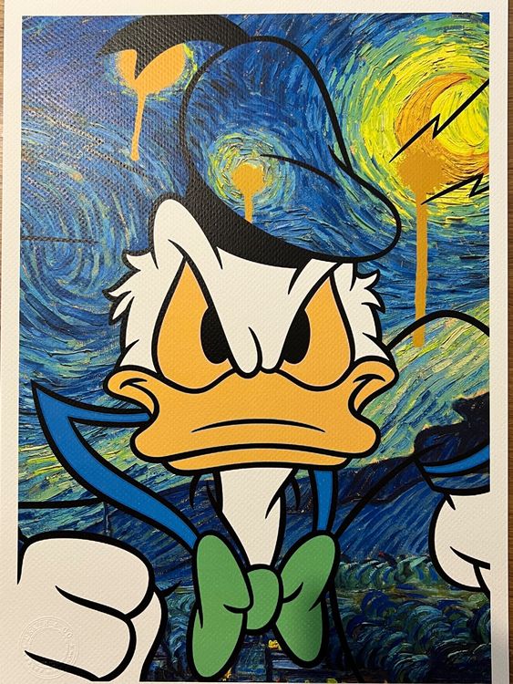 DEATH NYC « Van Gogh Donald Duck » 54/100 | Kaufen auf Ricardo