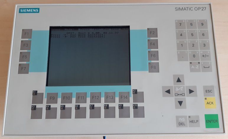 Siemens Operator Panel OP27 Mono (Gebraucht) in Sins für CHF 80 – mit ...