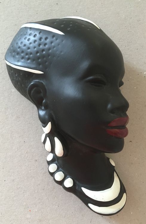 🟡 50er Jahre Gmünder Keramik Austria Wandmaske Relief (Gebraucht) in Wallisellen für CHF 21 ...