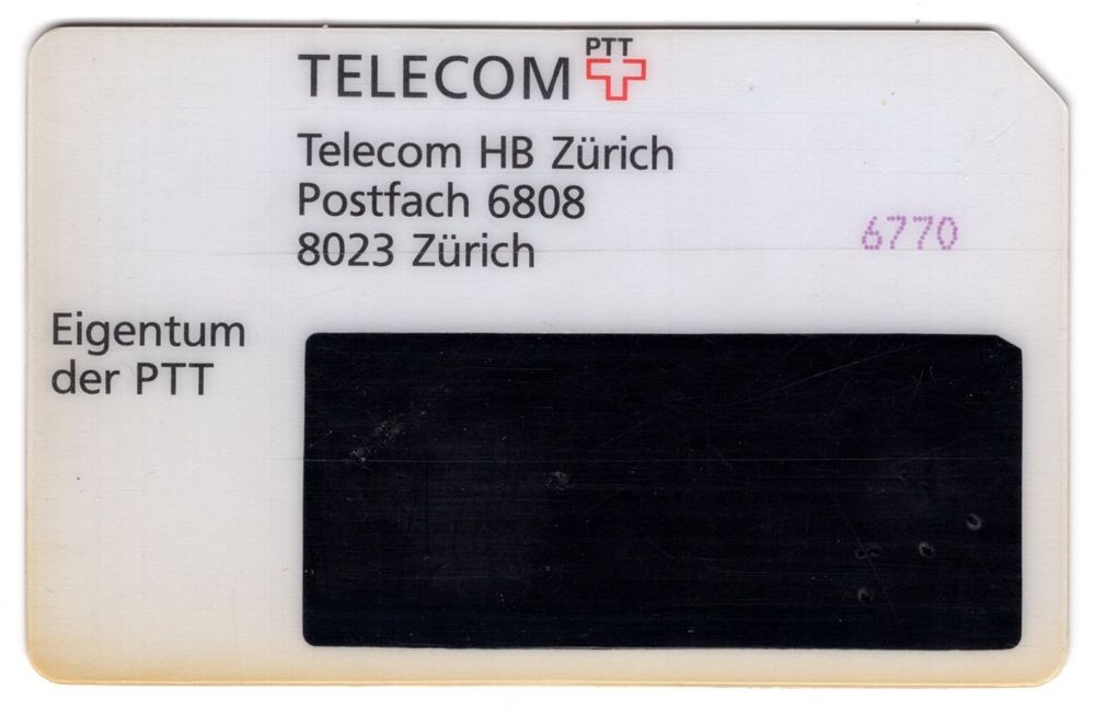 seltene Codecard der PTT Telecom (Gebraucht) in Eglisau für CHF 17 ...