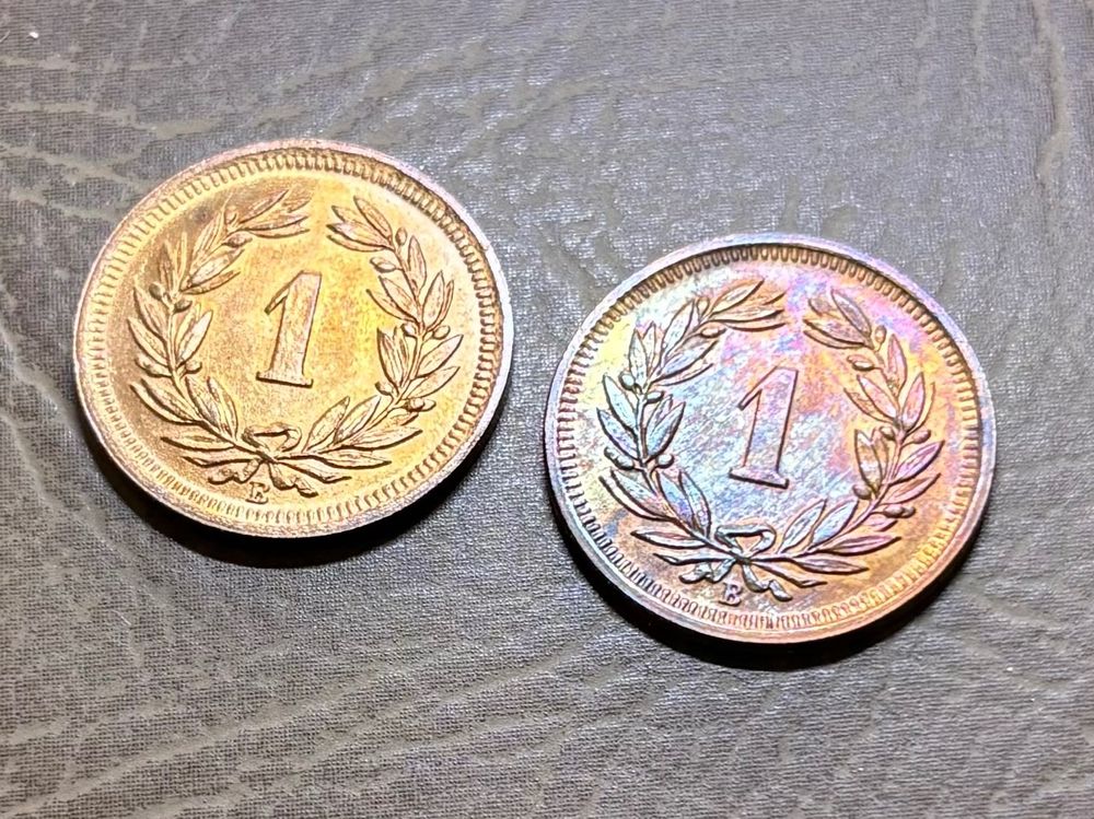 Schweiz Set Lot 1 Rappen 1940 1941 unz besondere Patina | Kaufen auf Ricardo