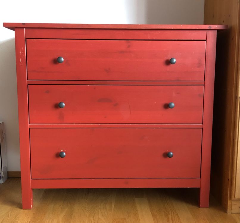 Hemnes Ikea Kommode rot | Kaufen auf Ricardo