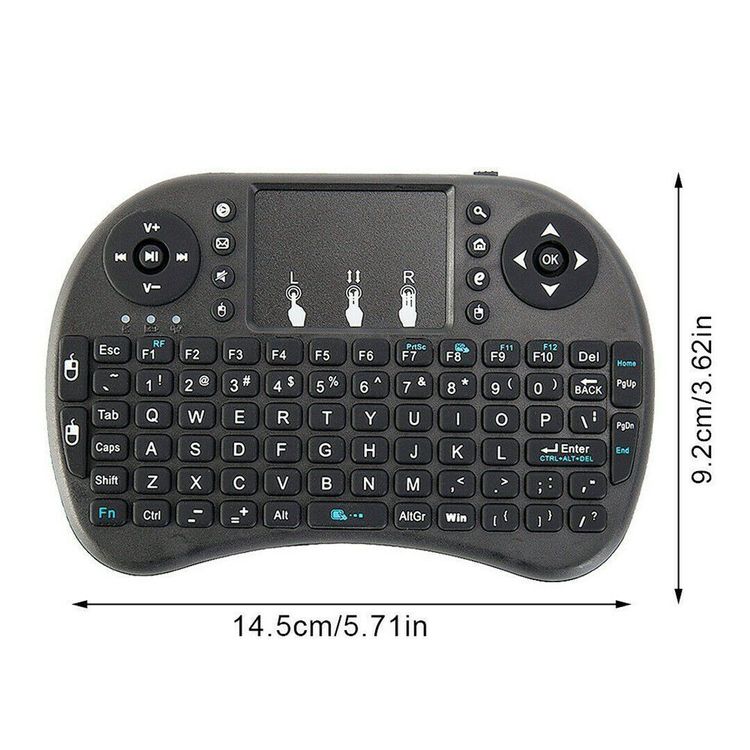 Mini USB Tastatur Air Mouse Touchpad (Neu und originalverpackt) in ...