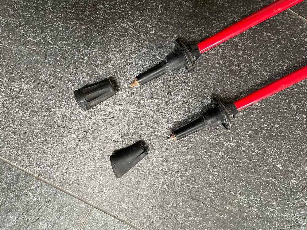 LEKI Nordic Walking Stöcke Carbon, verstellbar 100-110 cm (Gebraucht ...