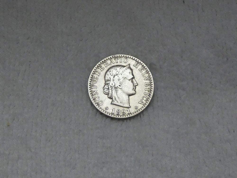20 centimes/rappen 1891 (Gebraucht) in Nyon für CHF 4.2 – mit Lieferung auf Ricardo kaufen