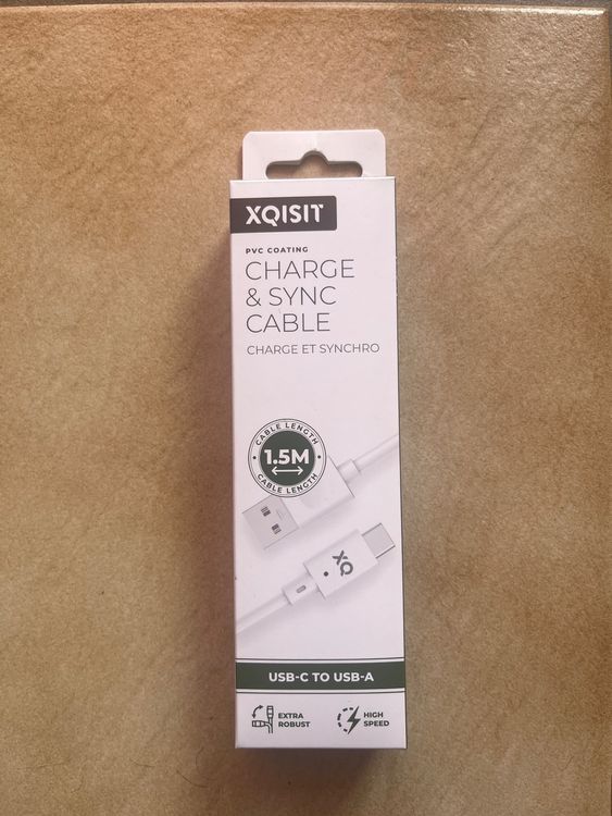 Câble Xqisit 1,5 mètres USB-C to USB-A neuf (Gebraucht) in Vernayaz für ...