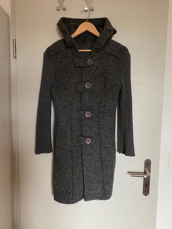 Filz Strick Mantel grau | Kaufen auf Ricardo