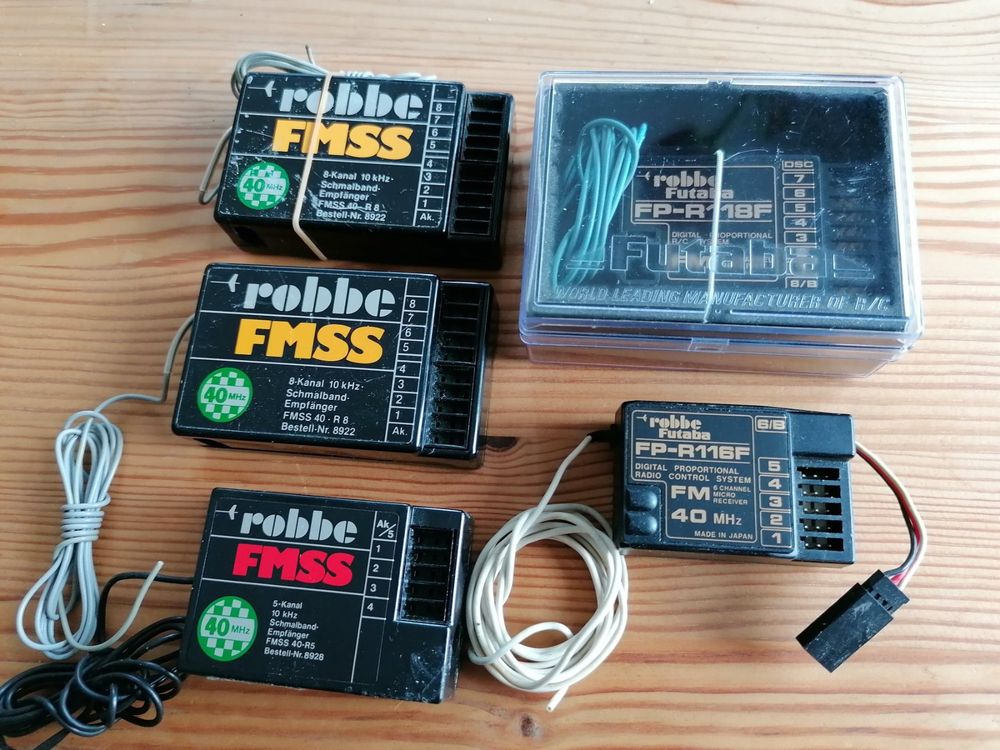 5 Empfänger receiver robbe futaba FM 40 MHz | Kaufen auf Ricardo