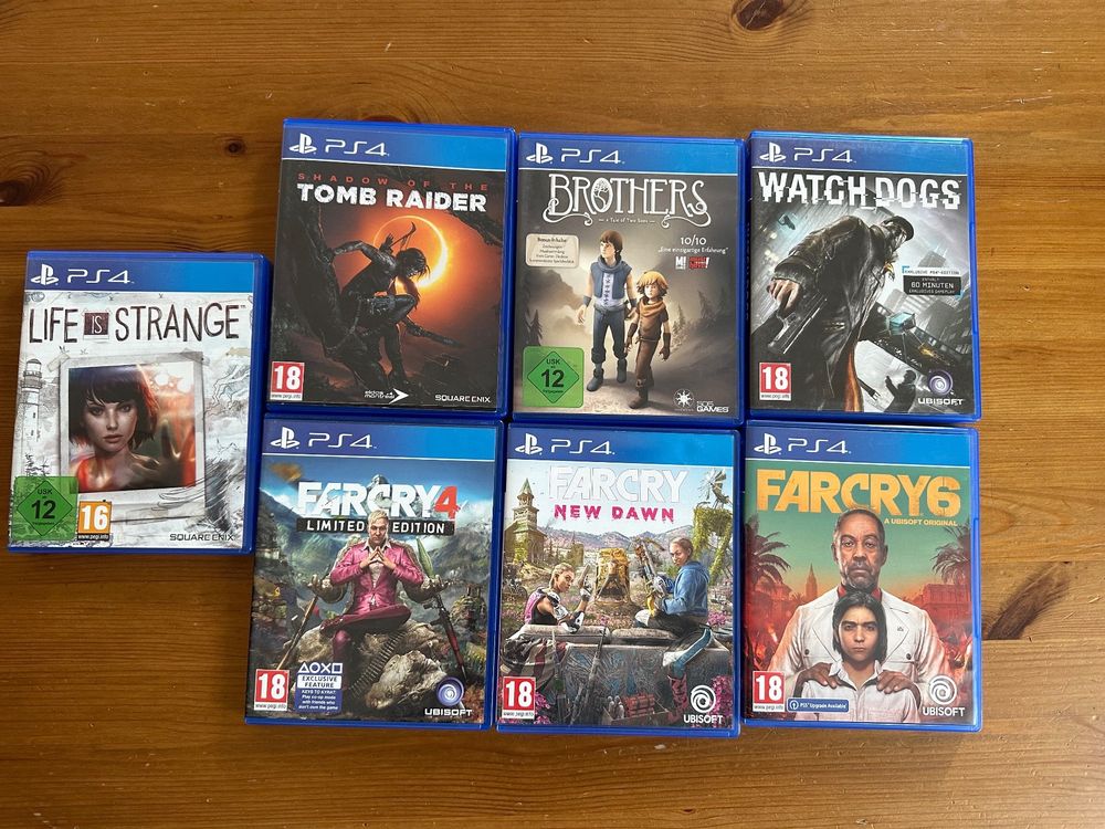7 PS4 Games (Gebraucht) in Egerkingen für CHF 30 – mit Lieferung auf ...