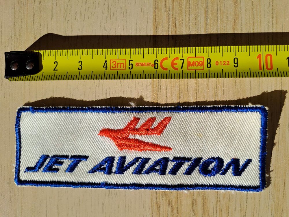 Jet Aviation badge / Patch * (Gebraucht) in Perly für CHF 9 – mit ...