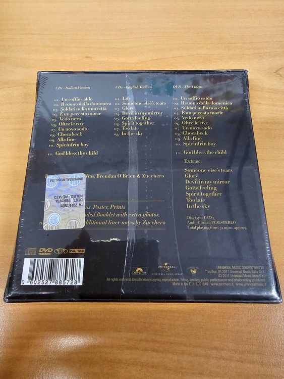 2 CDs & DVD - Zucchero Sugar Fornaciari – Chocabeck, NEU!!! | Kaufen auf Ricardo