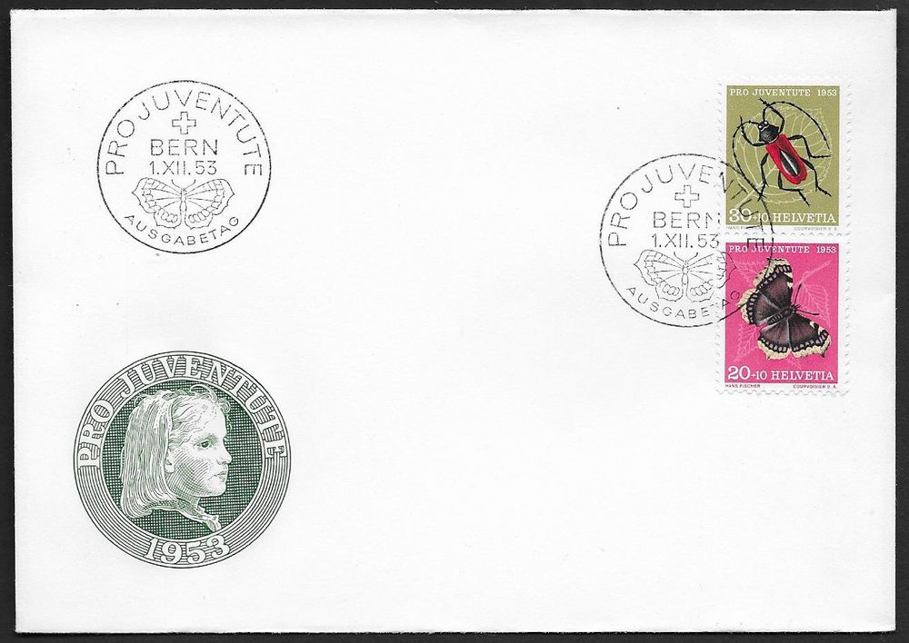 1953 FDC illust. Z41 BERN Ersttag-Stempel hochwertig ab 1.- | Kaufen auf Ricardo