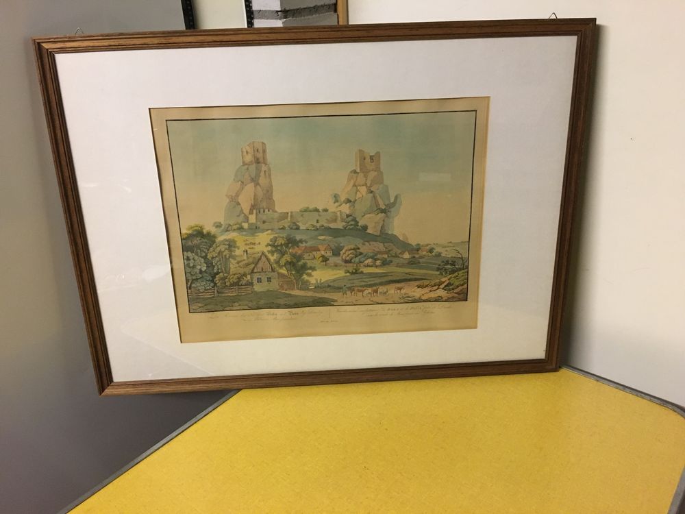 Bild Stich, Lithographie, Eingerahmt, Hinter Glas. | Kaufen auf Ricardo