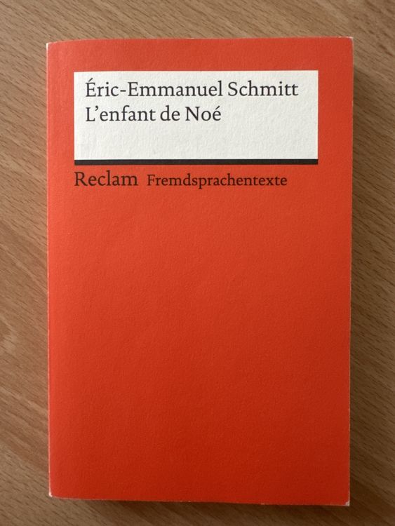Éric-Emmanuel Schmitt, L‘enfant de Noé | Kaufen auf Ricardo