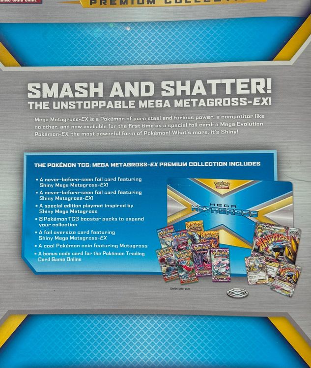 Pokemon Mega Metagross EX Premium Collection Box New ENG (Neu und ...