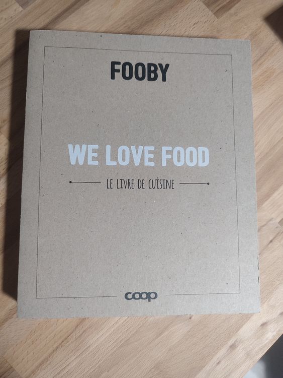 Livre de cuisine Fooby - We love food | Kaufen auf Ricardo
