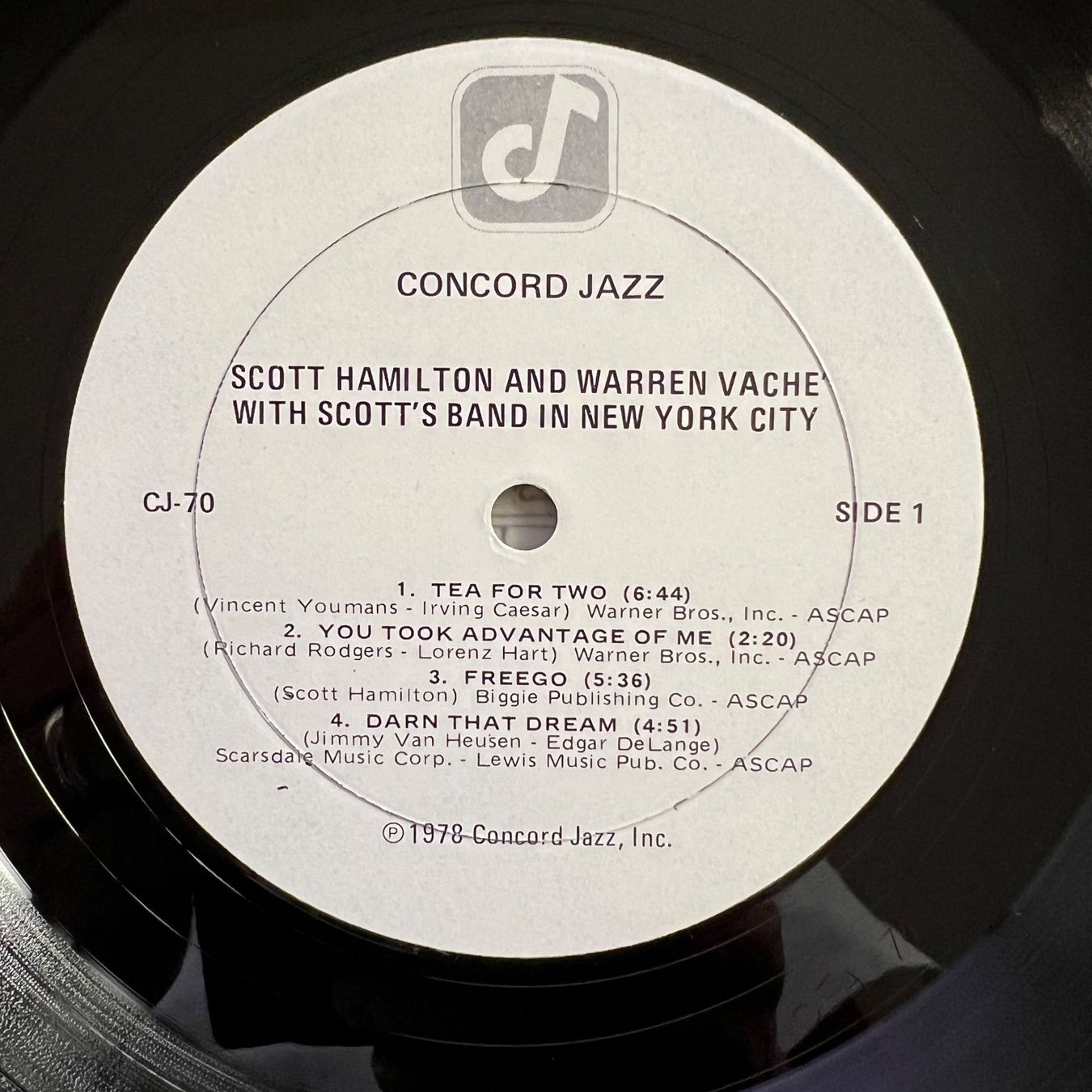 Scott Hamilton & Warren Vaché - In New York City / 1.US 1978 (Gebraucht ...