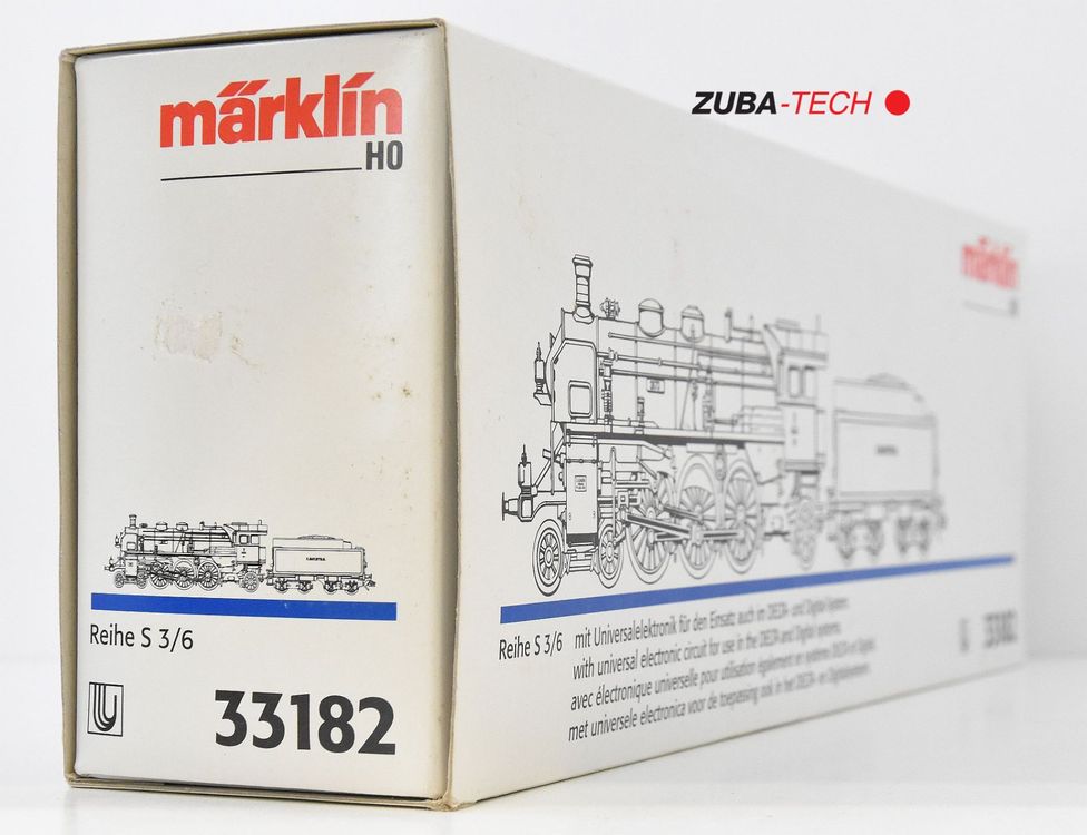 Märklin 33182 Dampflok S3/6 K.Bay.StsB. Delta mit OVP (Gebraucht) in St ...