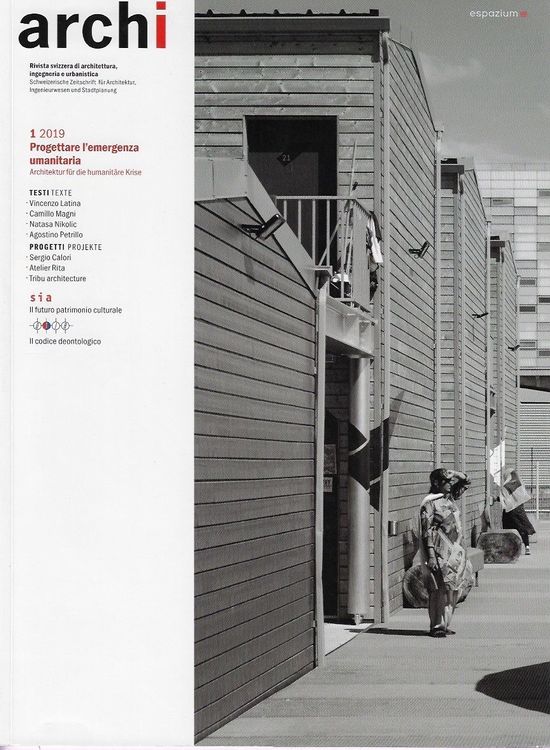 Archi rivista architettura 1/2019, progettare l'emergenza (Usato) a ...