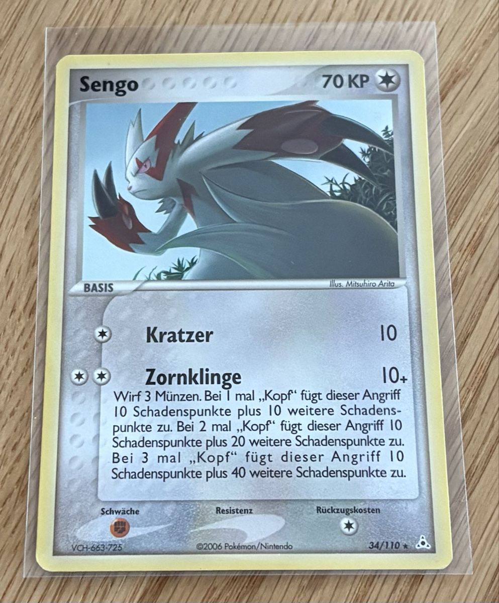 Pokemon Karte - Sengo - EX Holon Phantoms - 34/110 (Gebraucht) in ...