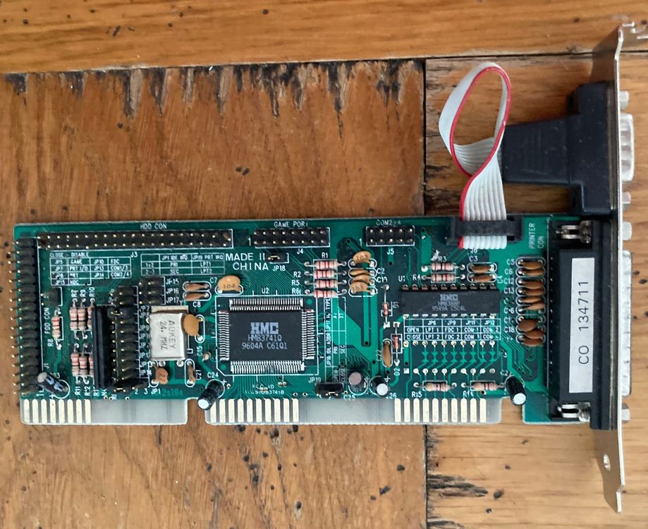 ISA Multi I/O Controller Serial, Parallel, Floppy, IDE Karte (Gebraucht ...