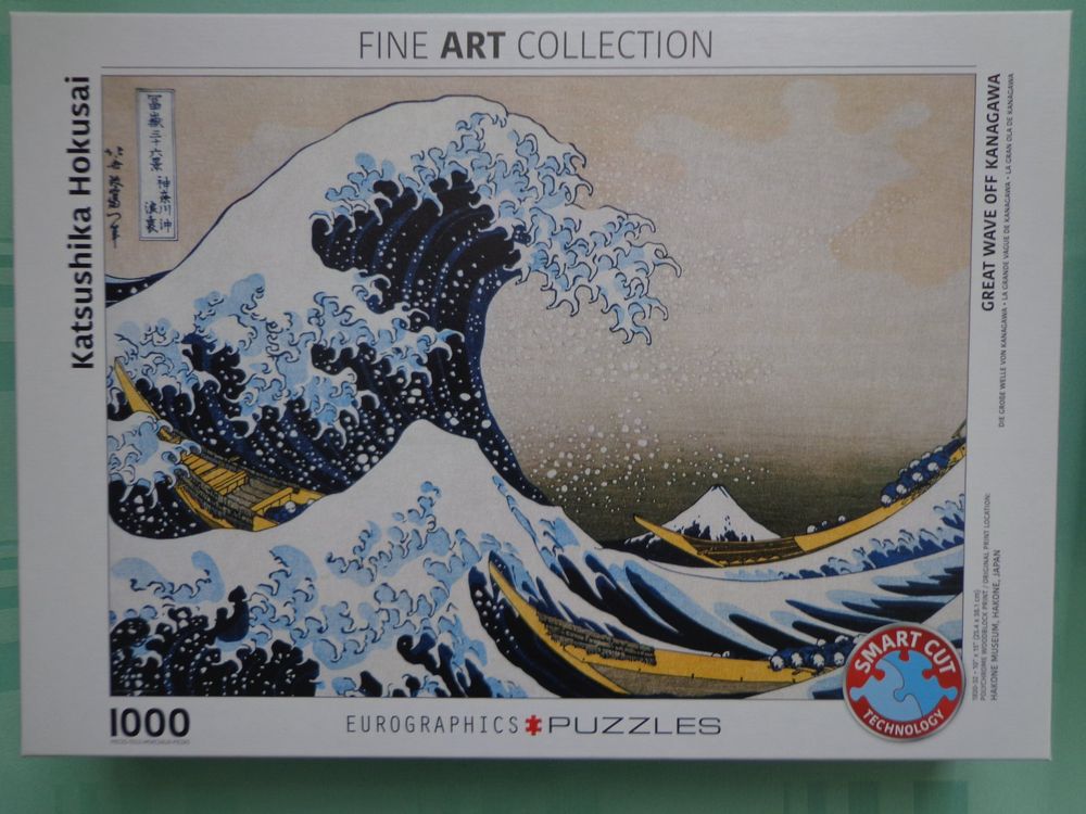 Puzzle 1000 Teile THE WAVE Fine Art Collection EUROGRAPHICS | Kaufen ...