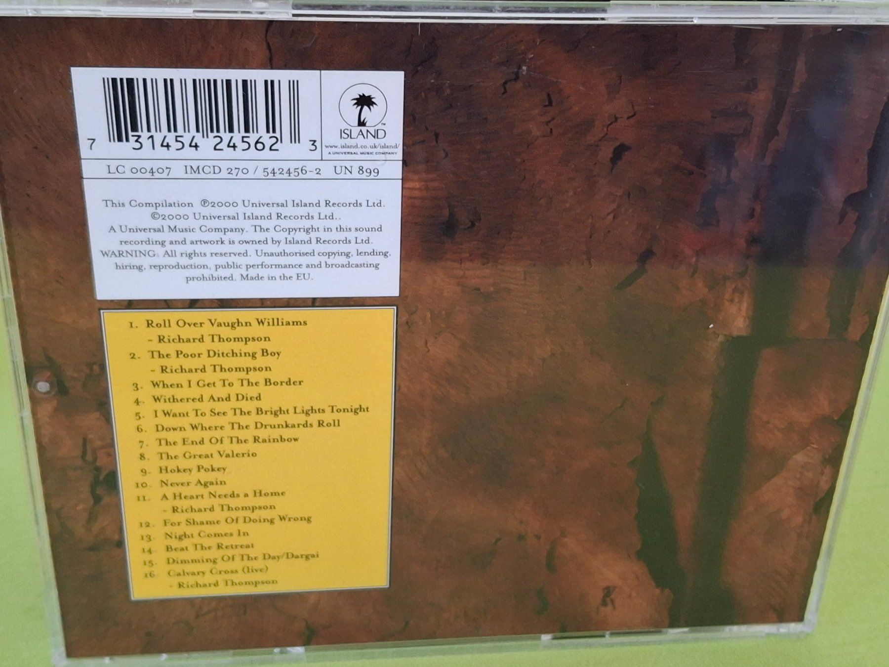 CD Richard & Linda Thompson - "The End of the Rainbow" /Folk (Gebraucht) in Aarberg für CHF 3.6 ...