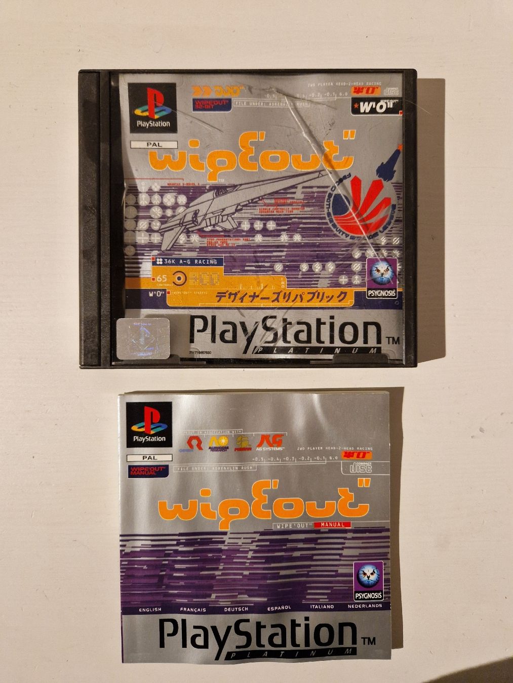 WipEout PS1 Platinum Edition - Kultspiel Top Zustand! (Gebraucht) in ...