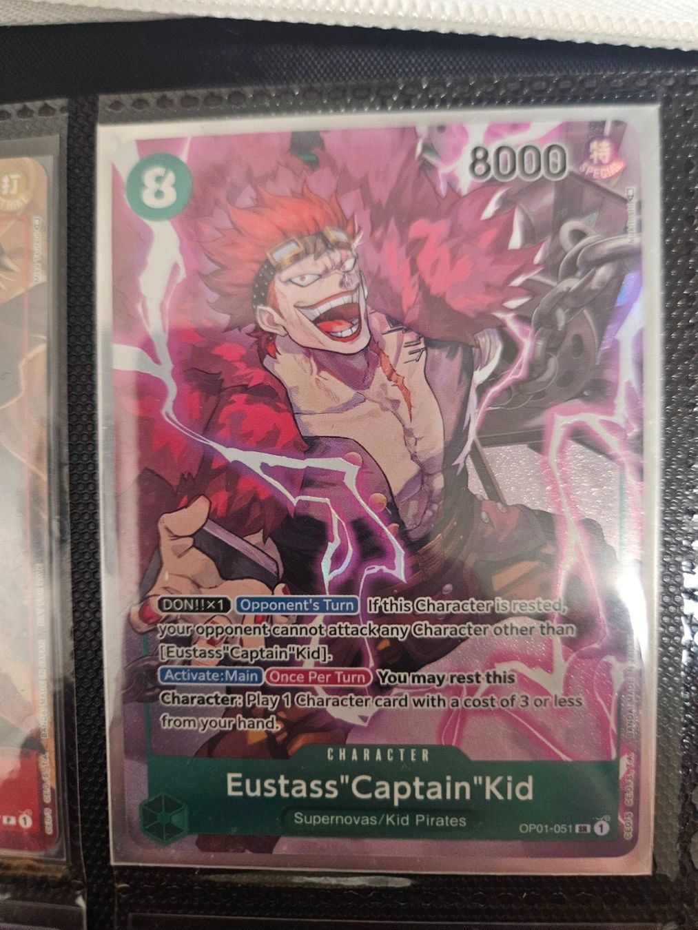 One Piece Card Game Eustass Kid OP01-051 Pre Errata (Gebraucht) in Nyon ...