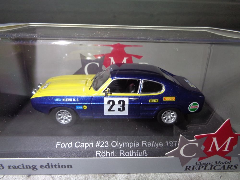 CMR 1:43 Ford Capri Rallye 1972 Walter Röhrl (Neu und originalverpackt ...