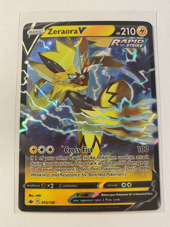 Pokemon Zeraora V 053/198 Chilling Reign EN (Neu (gemäss Beschreibung)) in Elgg für CHF 1.5 ...