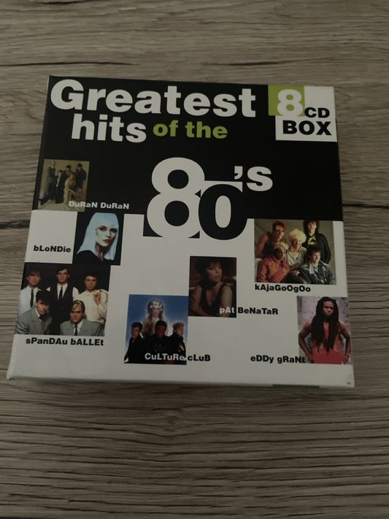 80er Jahre Kult Hits 8 CD Box Duran Duran, Falco, uvm. (Gebraucht) in ...