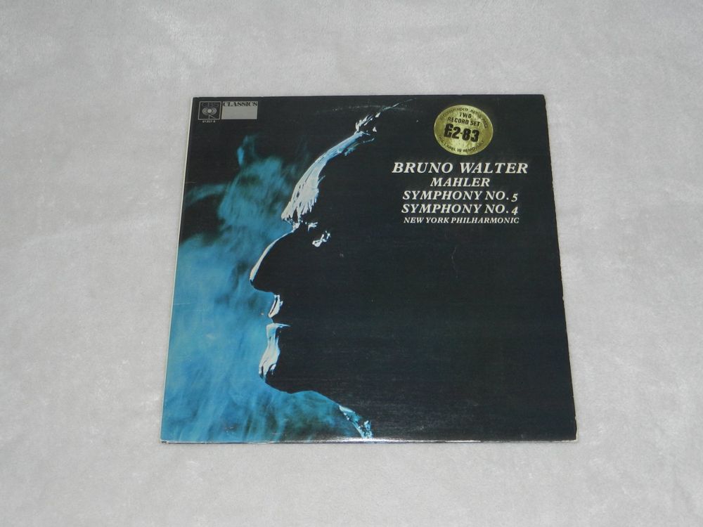Do-LP BRUNO WALTER - MAHLER SYMPHONY No.4+5,N.Y PHILHARMONIC | Kaufen auf Ricardo