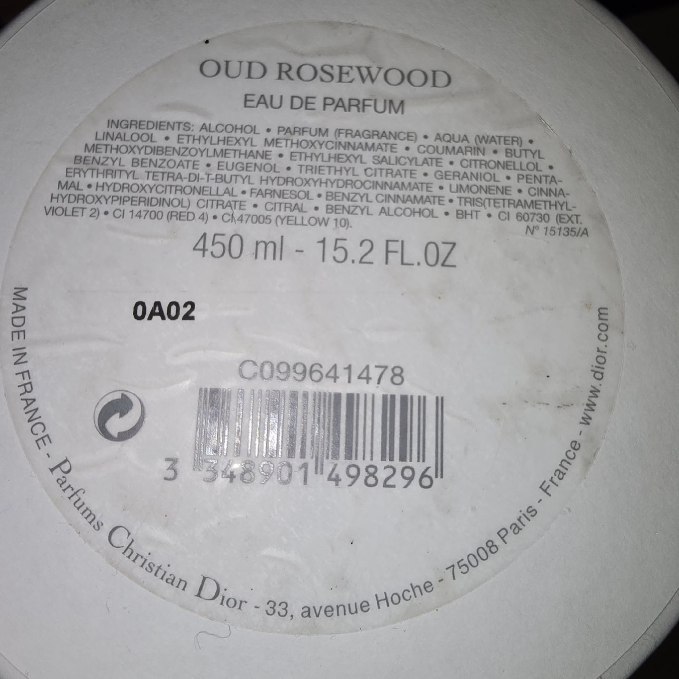 Christian Dior Privee - Oud Rosewood - Eau de Parfum (Neu und ...
