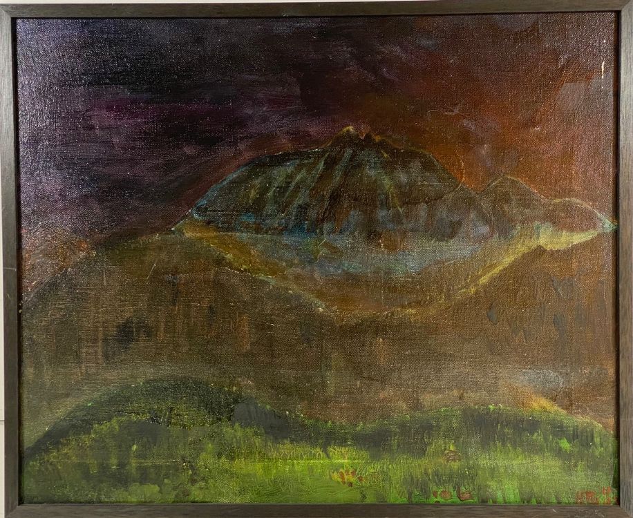 Interessante Berglandschaftsgemälde Monogrammiert (Gebraucht) in Root für CHF 5 – mit Lieferung ...