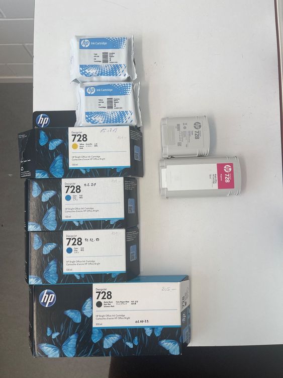 Plotter HP DesignbJet T730, inkl. viel Zubehör (Gebraucht) in Matzingen ...
