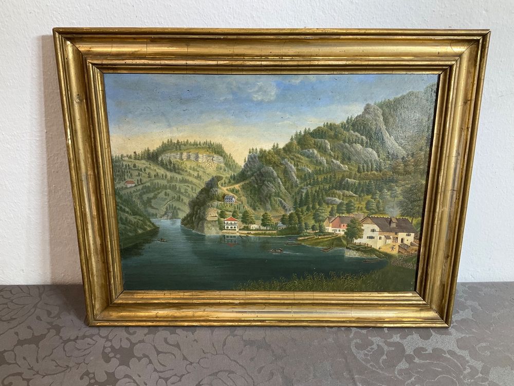 Eugene HUMBERT (XIX) Tableau peinture sur panneaux | Kaufen auf Ricardo